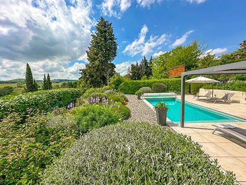 Holiday home with private heated pool in France | Les Palmiers