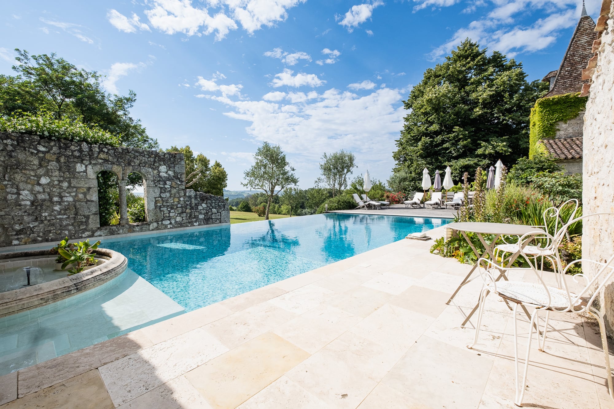 Holiday château with private heated pool in France | Château Mézard
